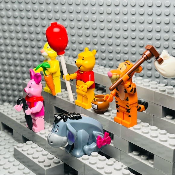 Toys | Winnie The Pooh Tigger Piglet Rabbit Custom Minifigures Lot Of 5 ...
